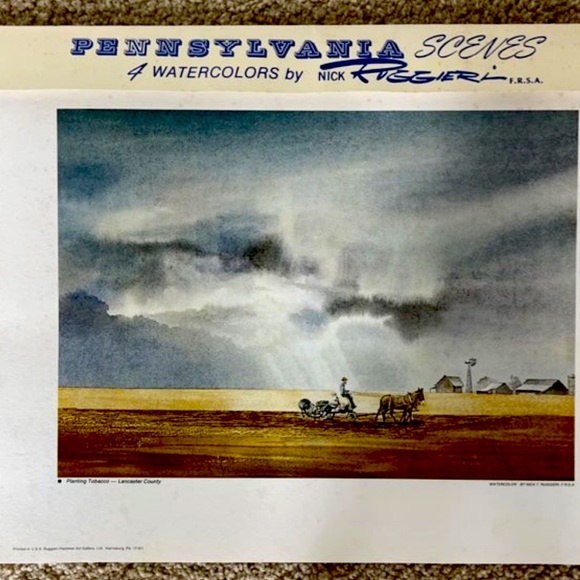 Nick T. Ruggieri | Wall Decor | Set Of 4 Vintage Nick Ruggieri ...